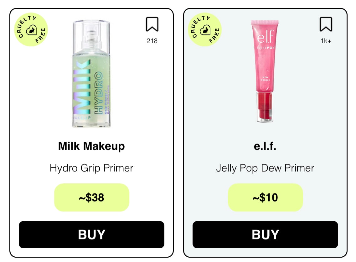 Milk Makeup Hydro Grip Primer vs e.l.f. Jelly Pop Dew Primer – Brandefy