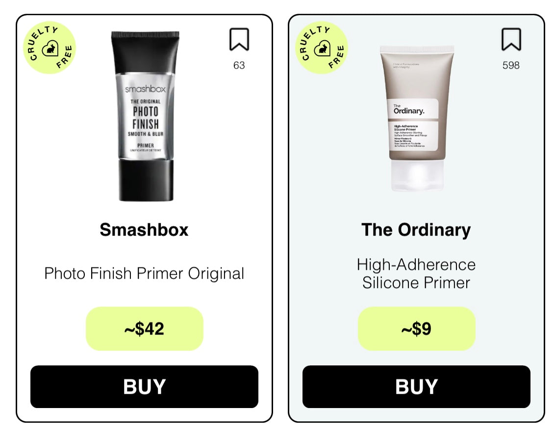 Smashbox Photo Finish Primer Original vs The Ordinary High-Adherence S ...